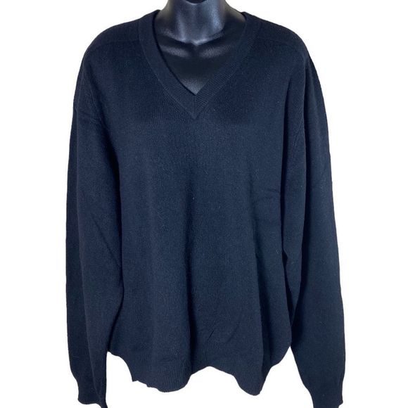 Club Room | Sweaters | Clubroom0 Cashmere Black Mens V Neck Sweater ...